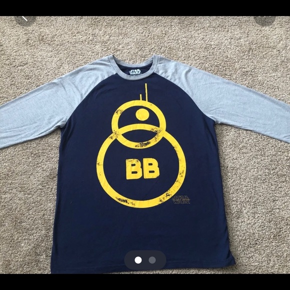 Fifth Sun | Shirts | Star Wars Bb8 Bb8 Base Ball Tshirt M Star Wars ...